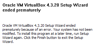 Installing VirtualBox 4.3 on Windows 7-64 – Solved – More Than Four